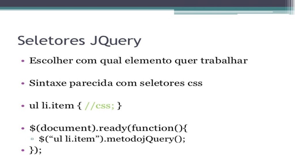 Curso Desenvolvimento De Sites Javascript Seletores Jquery Cursos